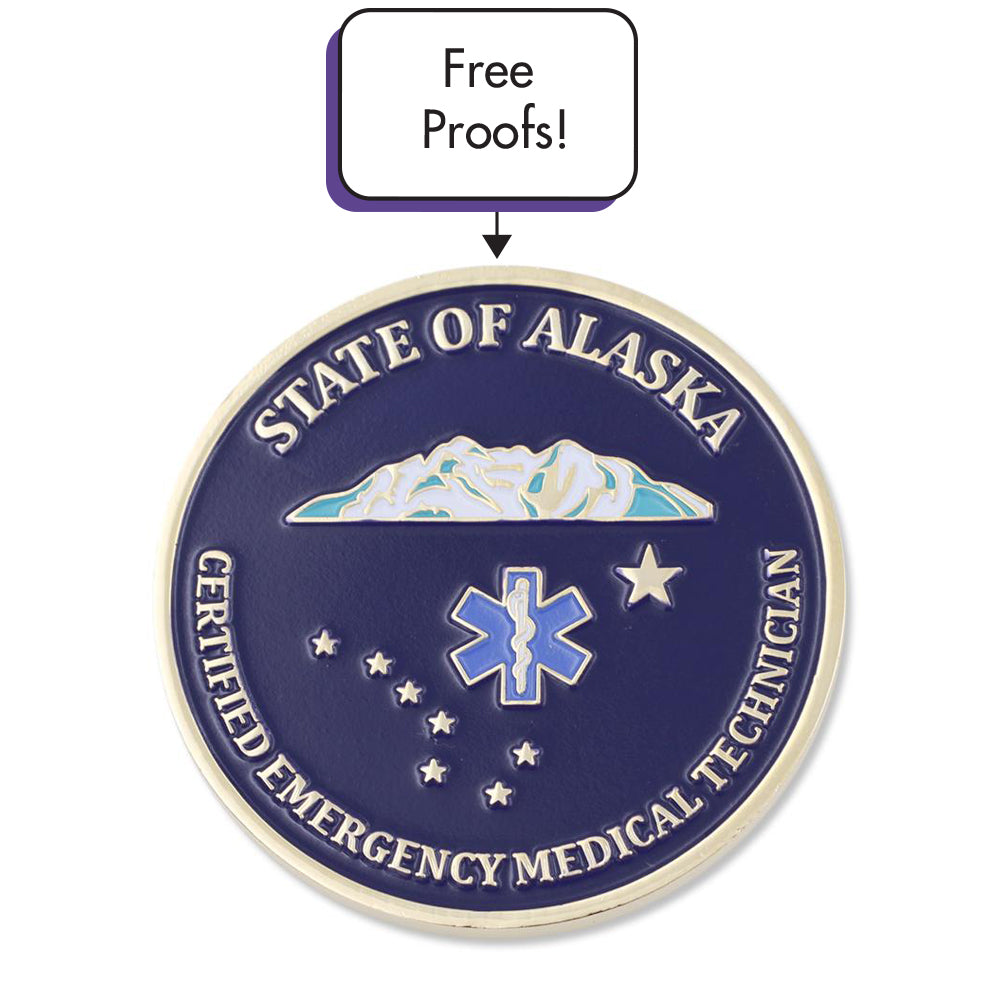 Custom Soft Enamel Coins With Rich Color and Raised Metal Detail