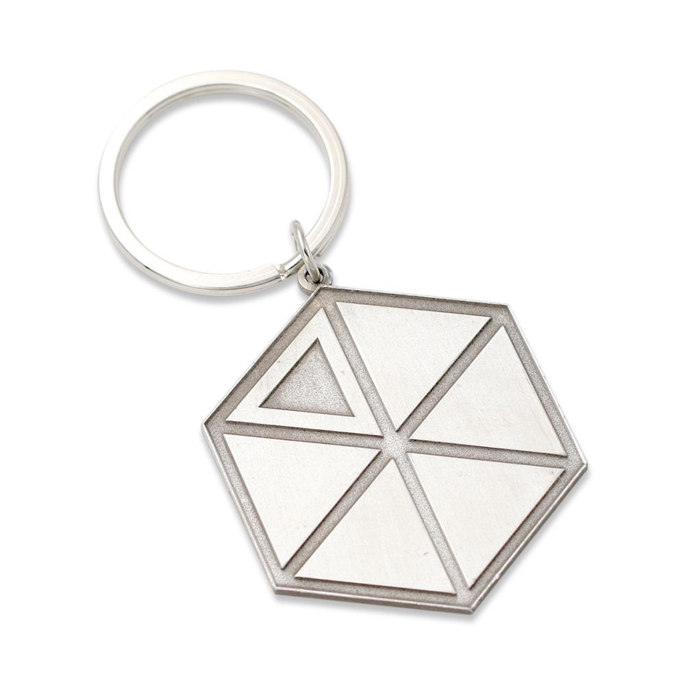 Custom Sandblast Polish Die Struck Keychains