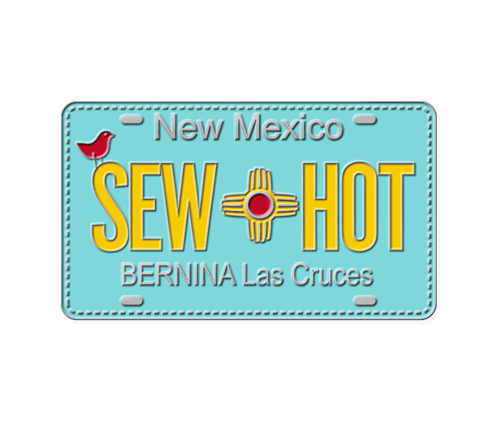 Row By Row License Plate Pins